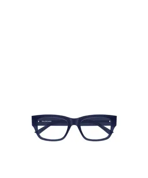 Balenciaga Rectangular Frame Eyeglasses - Blue