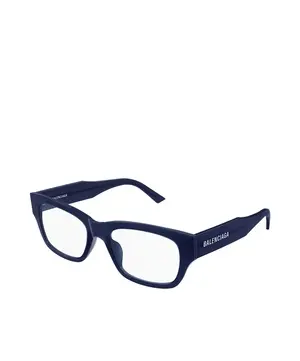 Balenciaga Rectangular Frame Eyeglasses - Blue