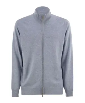 Brunello Cucinelli Brunello Cucinelli High Neck Zip-Up Cardigan No