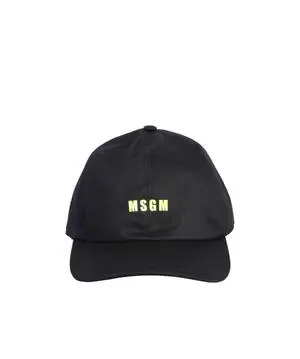MSGM Logo Baseball Cap - Black