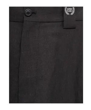 Balenciaga Bb Logo Wide-leg Trousers