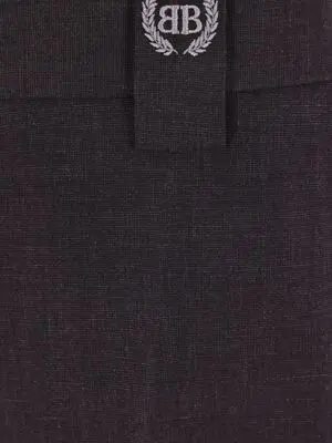 Balenciaga Bb Logo Wide-leg Trousers