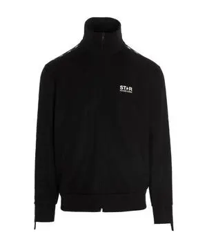 GOLDEN GOOSE Star Tape Zipped Jacket - Black