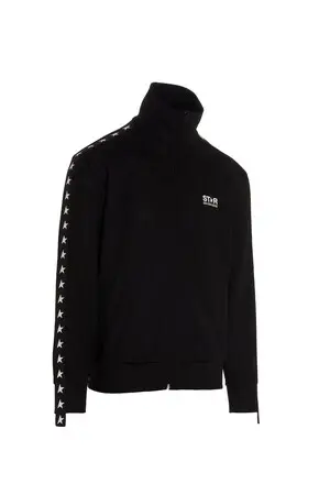 GOLDEN GOOSE Star Tape Zipped Jacket - Black