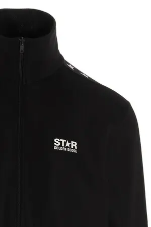 GOLDEN GOOSE Star Tape Zipped Jacket - Black