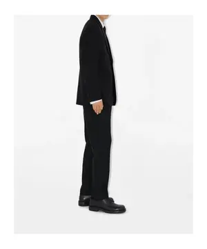 Burberry Tailored Wool Trousers - Black