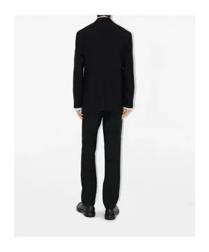 Burberry Tailored Wool Trousers - Black