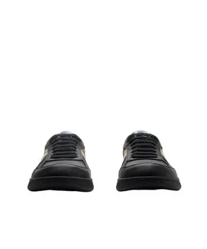 Burberry Terrace Lace-up Sneakers - Black/sand