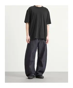 Comme Des Garçons Zipper Detail Crew Neck T-shirt - Black
