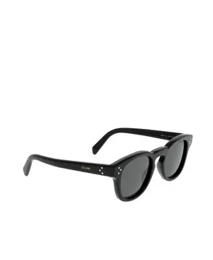 Celine Logo Sunglasses - Black