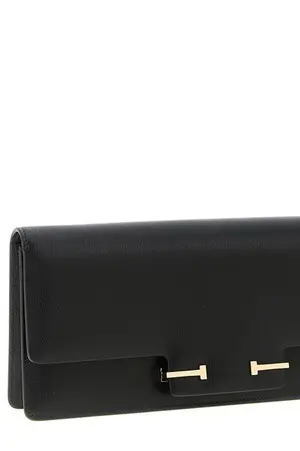 TOM FORD Logo Buckled Shoulder Bag - Black