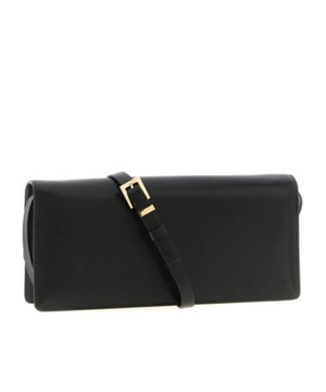 TOM FORD Logo Buckled Shoulder Bag - Black