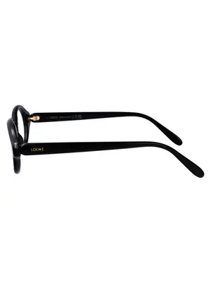Loewe Oval Frame Full Rim Eyeglasses - Black