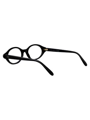 Loewe Oval Frame Full Rim Eyeglasses - Black