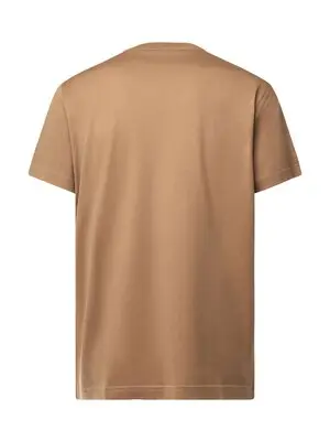 Dolce & Gabbana Dolce Gabbana Logo Tag Crewneck T-shirt - Brown