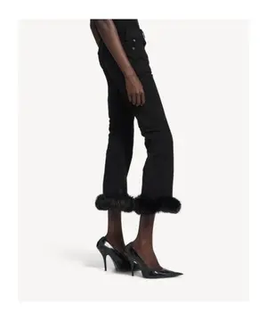 Balenciaga Flared Trim Detailed Pants