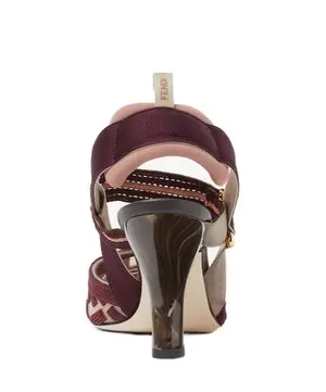 Fendi Colibrì Mesh Strap Heeled Pumps