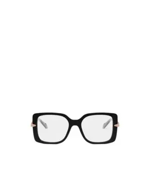 BVLGARI Square Frame Eyeglasses - Black