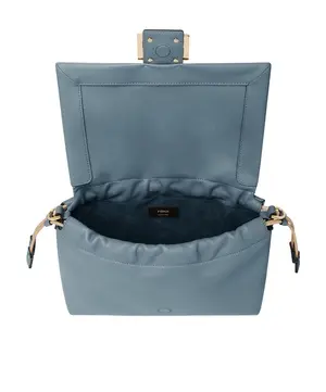 Fendi Mamma Baguette Medium Shoulder Bag - Gray