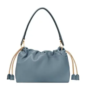 Fendi Mamma Baguette Medium Shoulder Bag - Gray