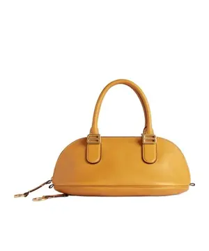Balenciaga Bolero Mini Bowling Bag - Orange