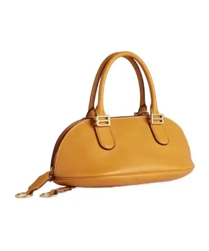 Balenciaga Bolero Mini Bowling Bag - Orange