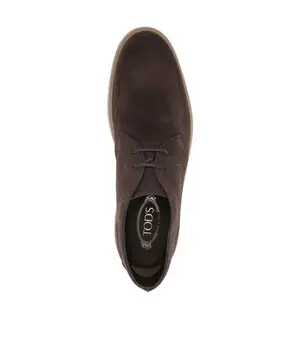 TOD'S Round Toe Lace-up Ankle Boots