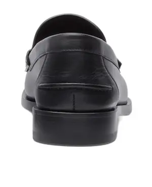 Fendi Ff Logo Pattern Slip-on Loafers - Black