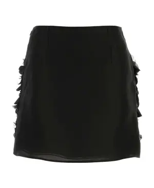 Prada Embellished Mini Skirt