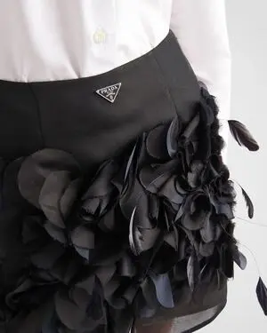 Prada Embellished Mini Skirt