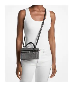 Michael Kors Jana Embellished Convertible Crossbody Bag - Black