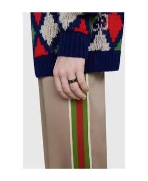 Gucci Icon Ring With Interlocking G Motif