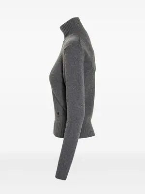 Ami Long-sleeved High-neck Sweater - Black