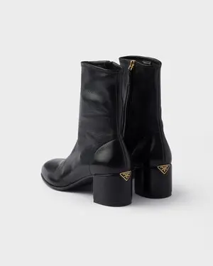Prada Stretch Nappa Leather Ankle Boots