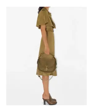 Burberry Belted Trench Dress With Capelet