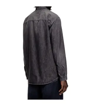 DIESEL® D-simply-s15 Appliqué Denim Shirt