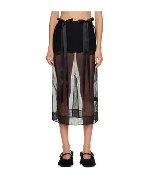 Simone Rocha Sheer Tulle Skirt