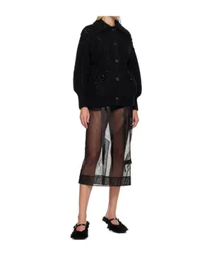 Simone Rocha Sheer Tulle Skirt