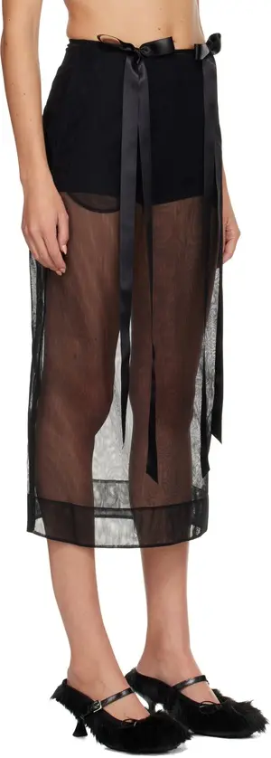 Simone Rocha Sheer Tulle Skirt