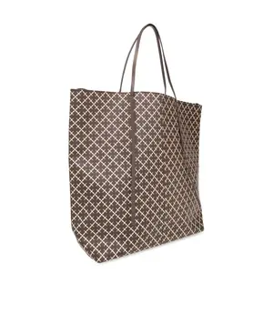 BY MALENE BIRGER Signature Pattern Tote Bag - Brown