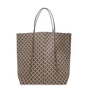 BY MALENE BIRGER Signature Pattern Tote Bag - Brown