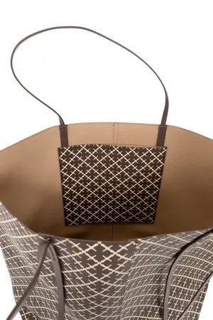 BY MALENE BIRGER Signature Pattern Tote Bag - Brown