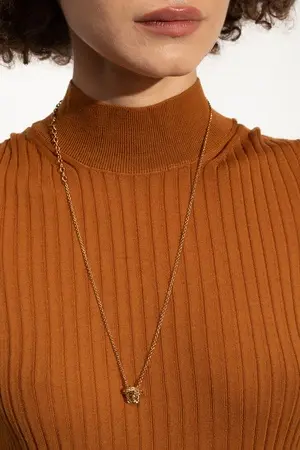 Versace Medusa Pendant Necklace With Lobster Clasp