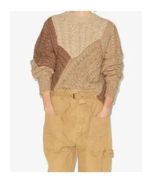 Isabel Marant Étoile Patchwork Cable-knit Jumper