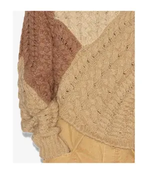 Isabel Marant Étoile Patchwork Cable-knit Jumper