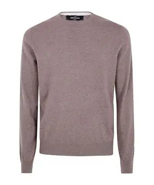 GRAN SASSO Crew Neck Long Sleeve Sweater - Gray