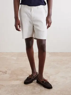 Onia Straight-leg Linen-blend Shorts