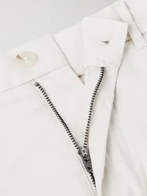 Onia Straight-leg Linen-blend Shorts