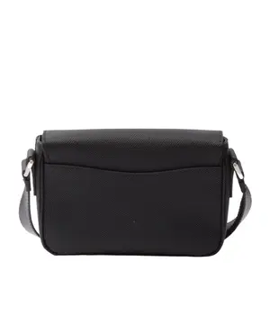 Prada Saffiano Triangle Logo Shoulder Bag