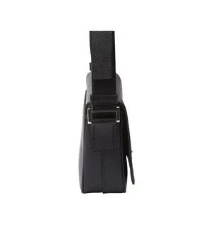 Prada Saffiano Triangle Logo Shoulder Bag